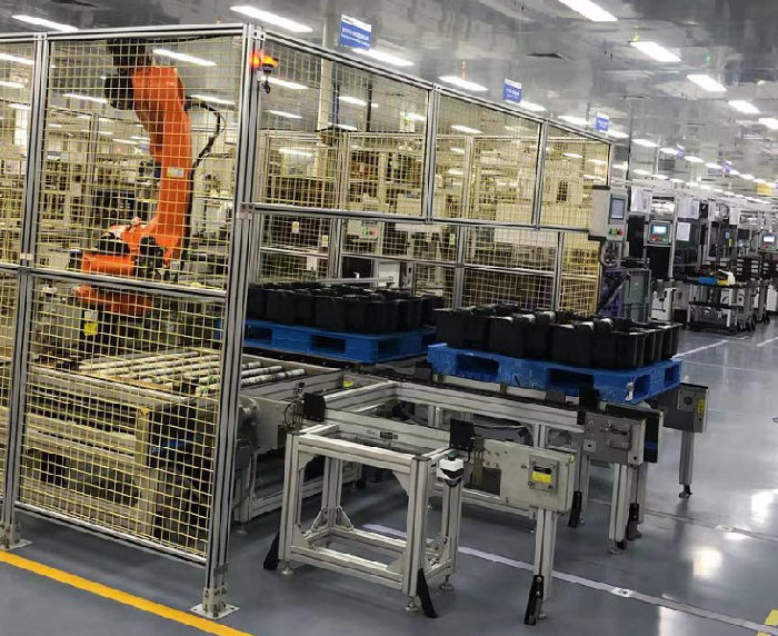 EV Thermal Management Module Assembly Line - Automated PLC System
