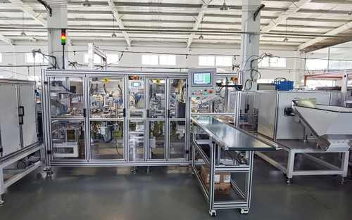 PLC-Controlled Iron Filter Assembly & Testing Equipment